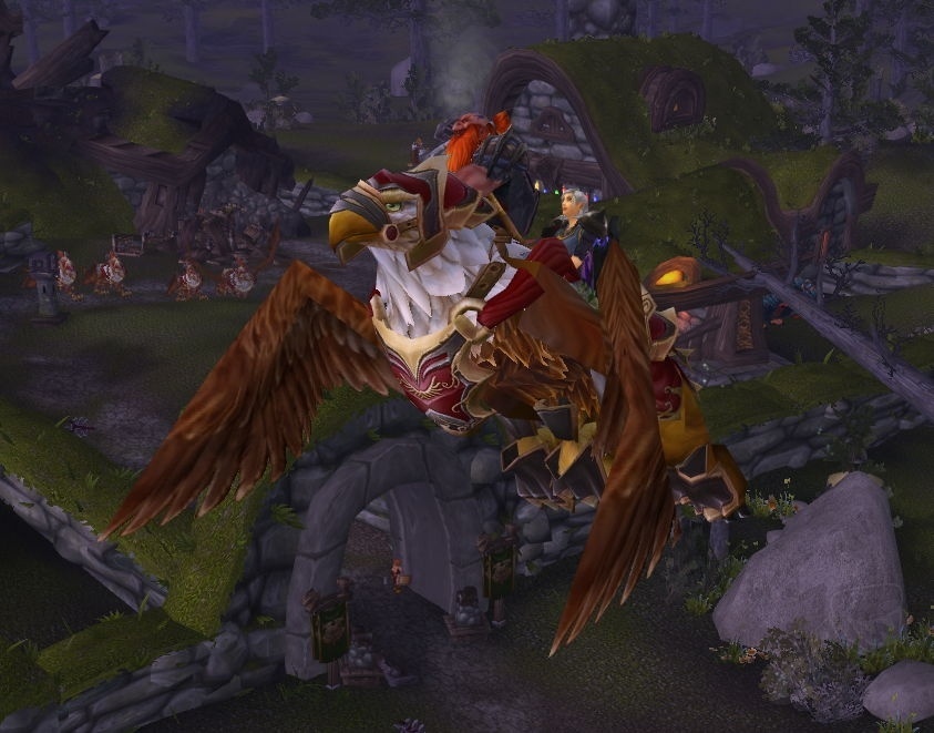 Firebeard Gryphon Mount - NPC - World of Warcraft