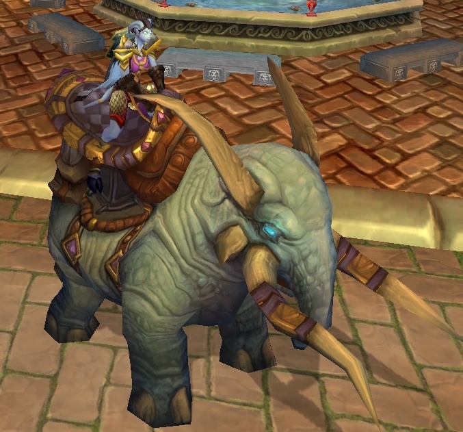 Evocar Elekk do Exarca - Feitiço - World of Warcraft