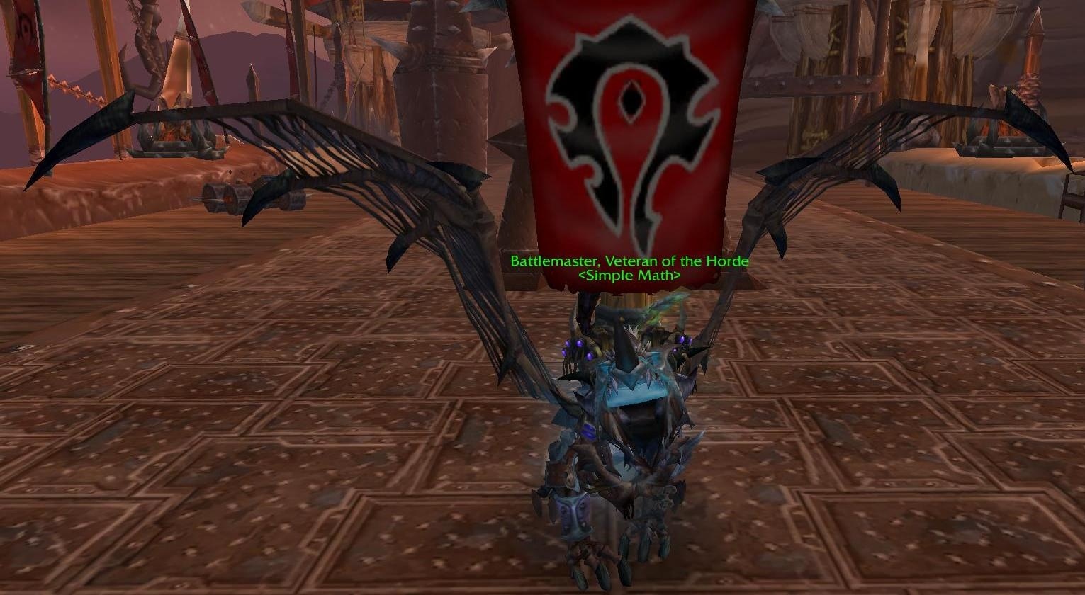 Veterano da Horda - Conquista - World of Warcraft