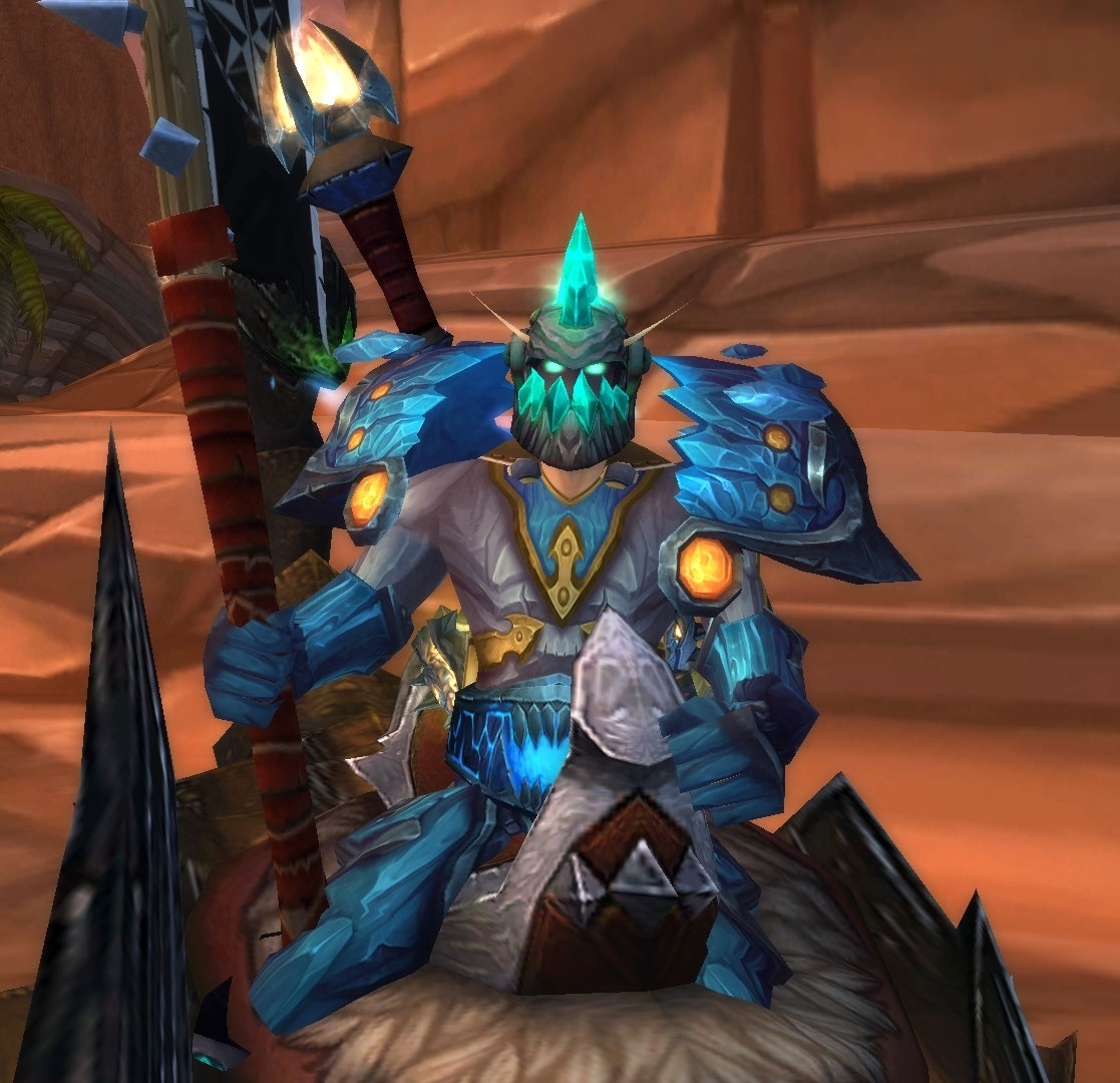 Reinforced Sapphirium Pauldrons - Item - World of Warcraft