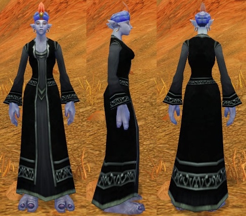 Black Velvet Robes - Item - Cataclysm Classic