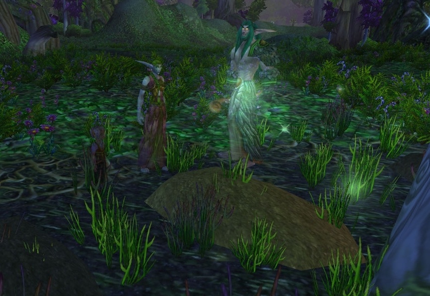 Night Elf Grave - Object - World of Warcraft