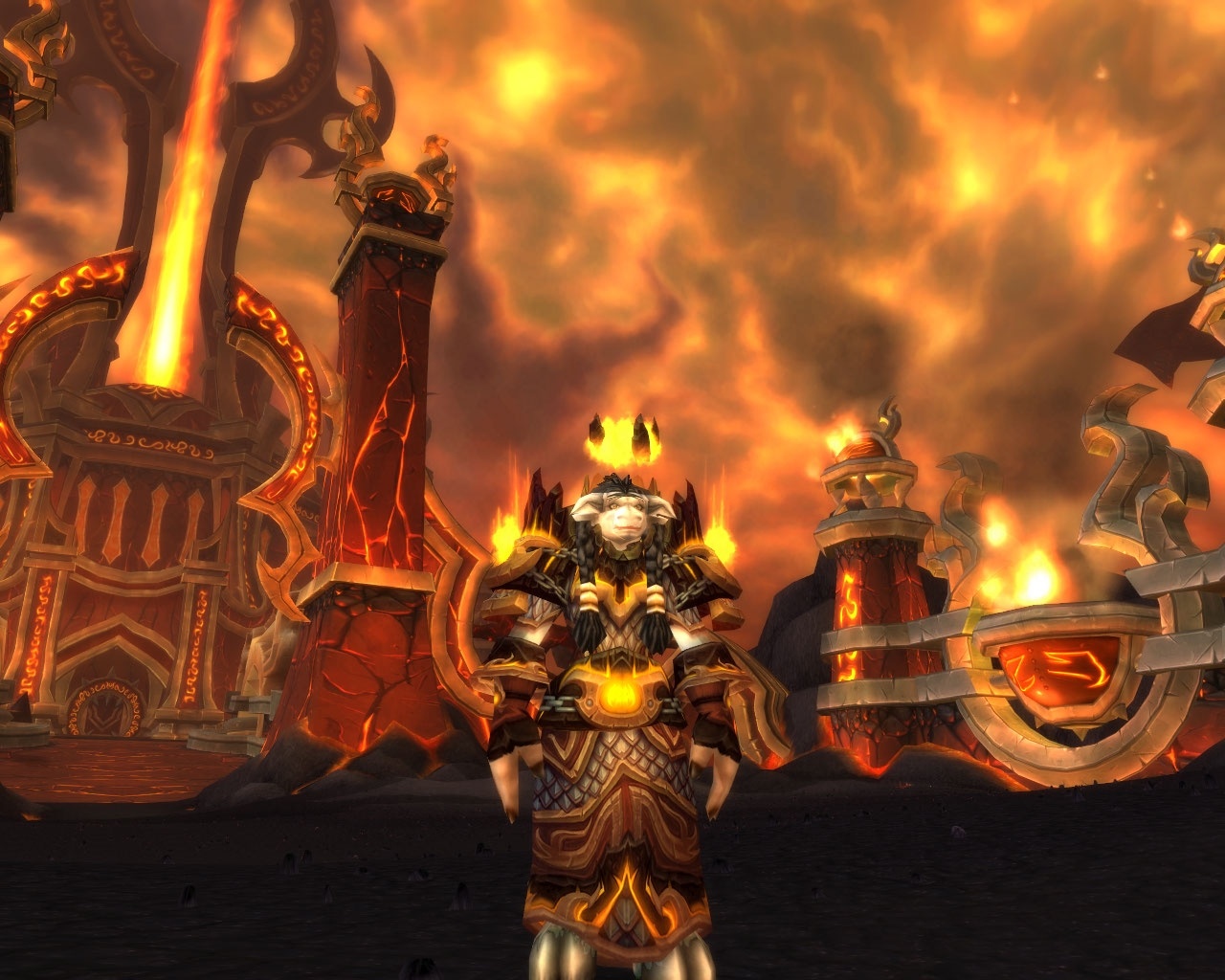 Vestimentas volcánicas - Conjunto de objetos - World of Warcraft
