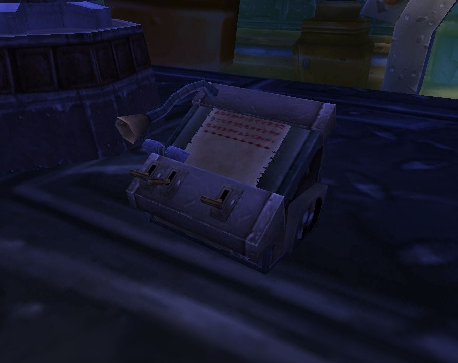 [Matrix Punchograph 3005-A] - Entidad - [Cataclysm Classic]