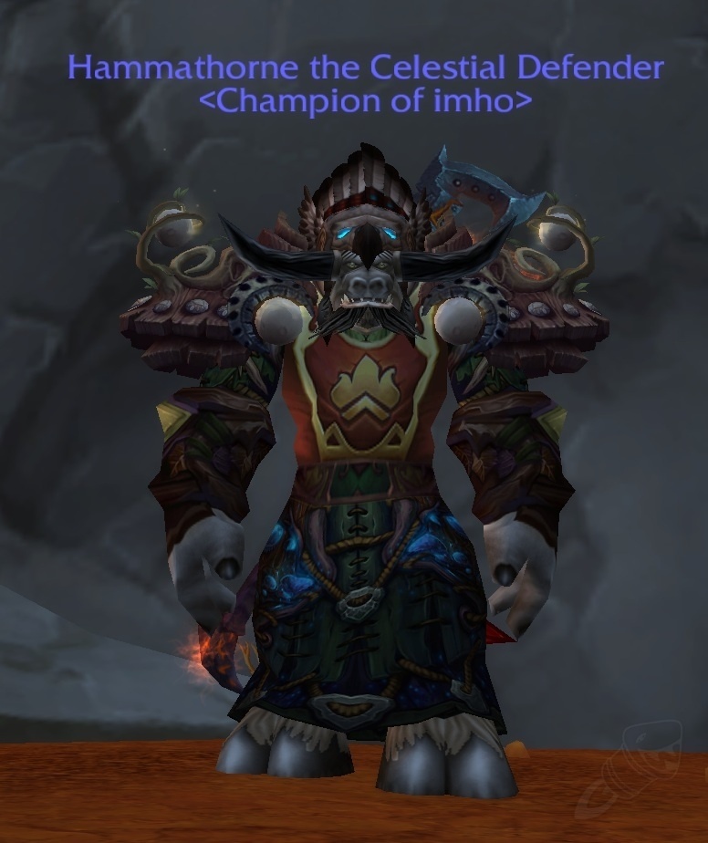 the Celestial Defender - Title - World of Warcraft