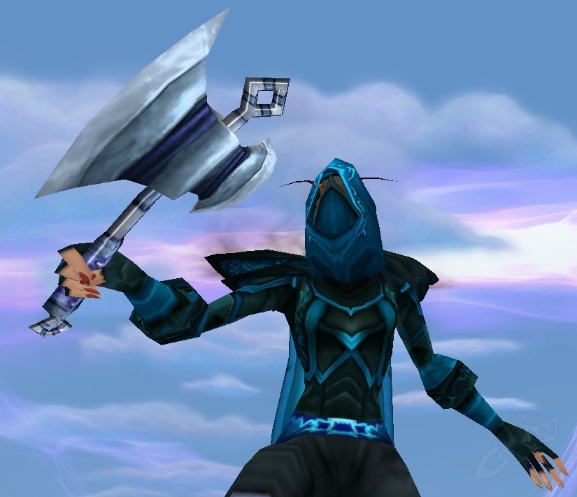 Plans: Blue Glittering Axe - Item - World of Warcraft