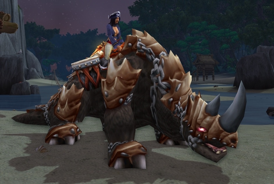 Black War Kodo - Item - Mists of Pandaria Classic