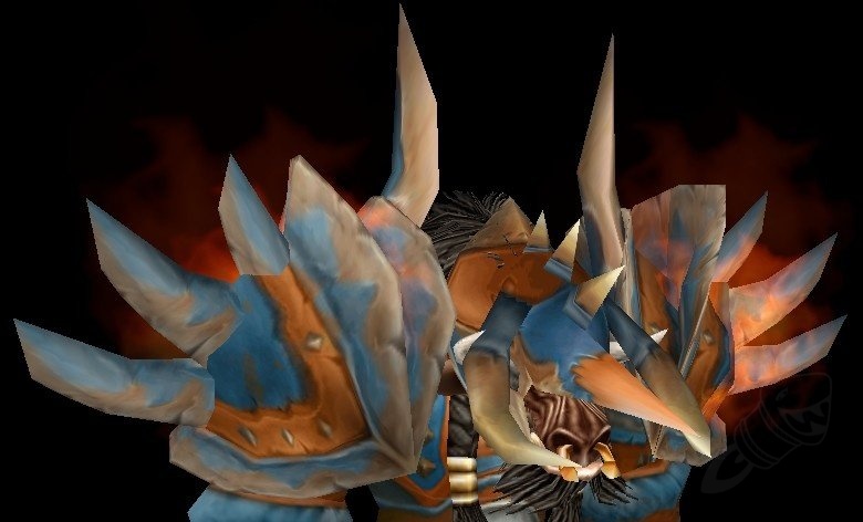 High Warlord's Wyrmhide Spaulders - Item - World of Warcraft