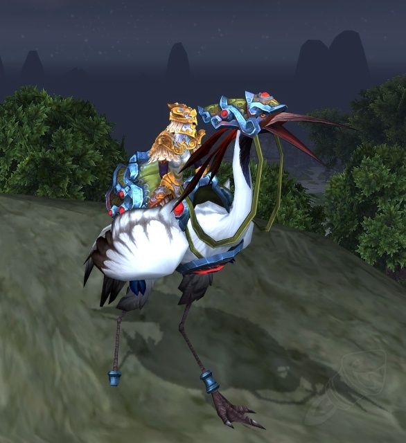 Golden Riding Crane - Spell - Mists of Pandaria Classic