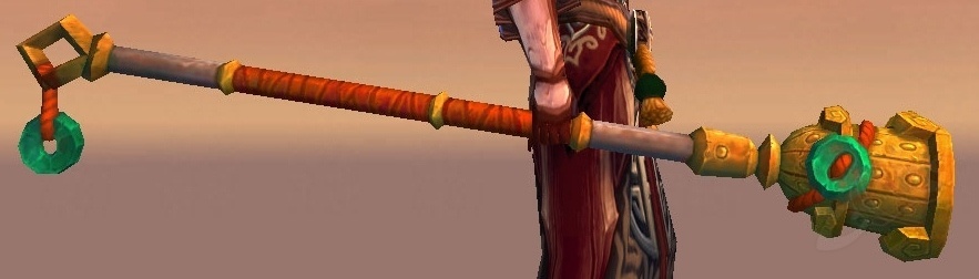 Scavenged Pandaren Staff - Item - Mists of Pandaria Classic