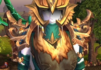 Crafted Dreadful Gladiator's Copperskin Spaulders - Item - Mists of ...