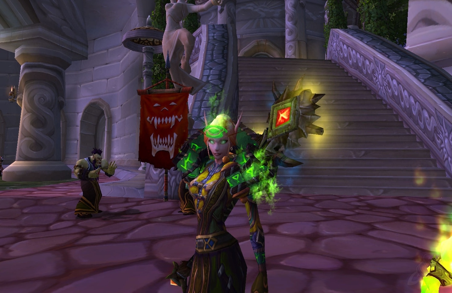 Mantle of the Burning Scroll - Item - Mists of Pandaria Classic