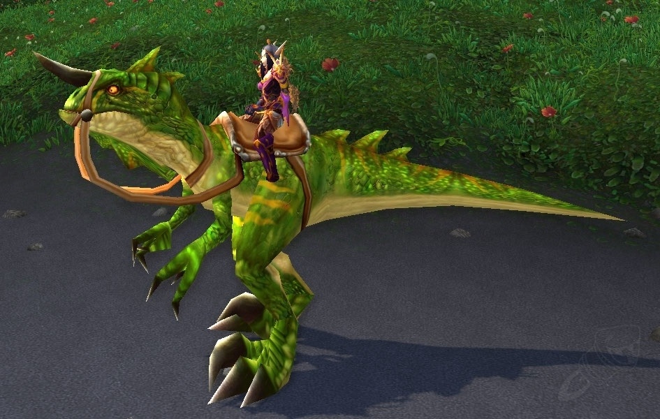 Green Primal Raptor - NPC - World of Warcraft
