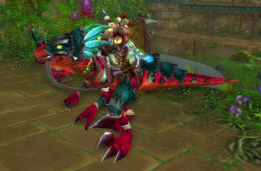 Armored Razzashi Raptor - NPC - Mists of Pandaria Classic