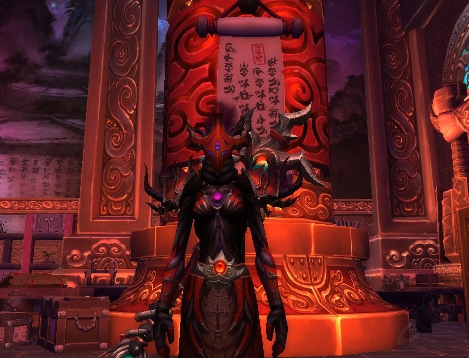 Capucho de Tramavil do Gladiador Tirano - Item - Mists of Pandaria clássico