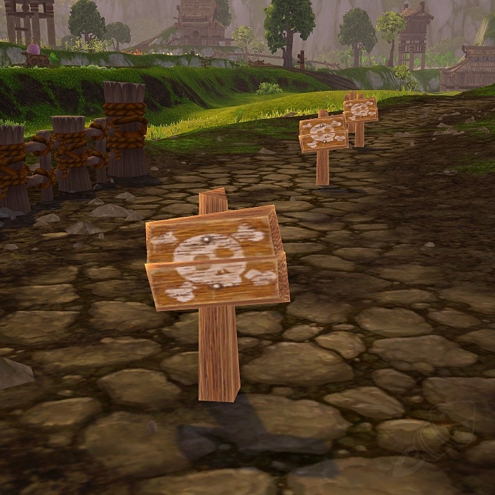 Warped Warning Sign - Item - Mists of Pandaria Classic