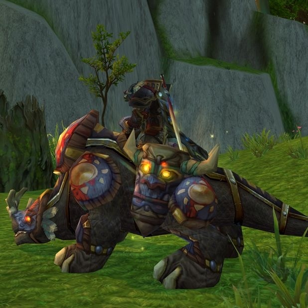 Glyph of the Luminous Charger - Item - Mists of Pandaria Classic