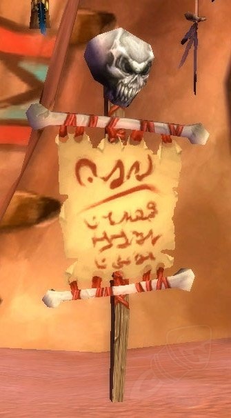 Wanted Poster - Arnak Grimtotem - Object - Classic World of Warcraft