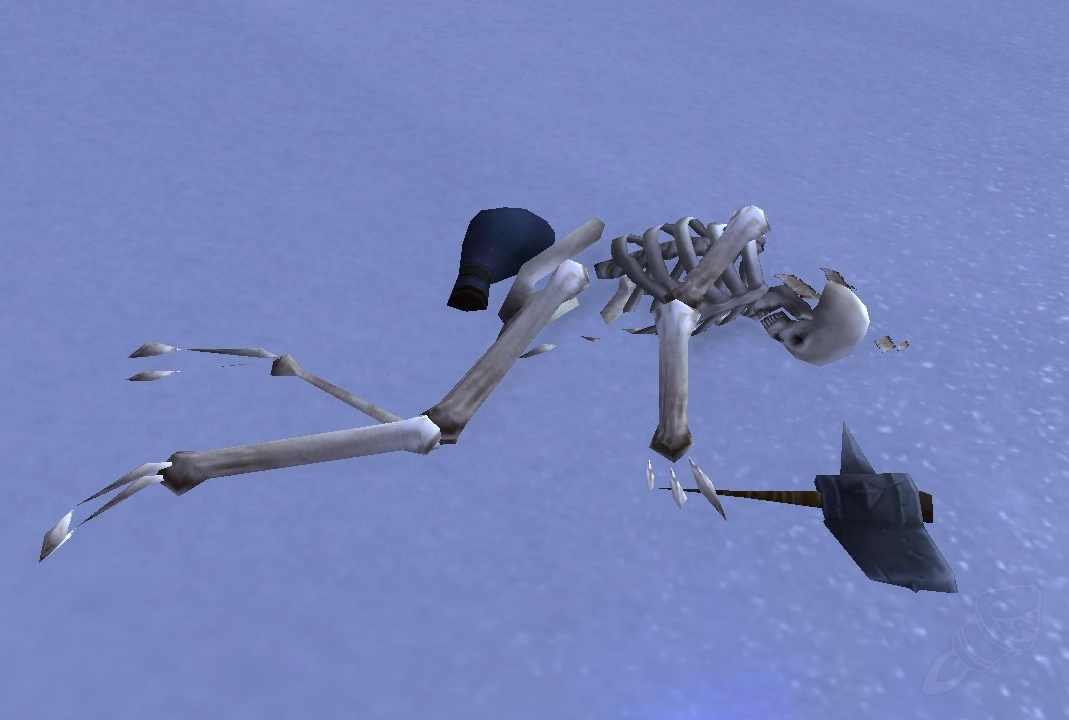 Frozen Orc Skeleton - Object - World of Warcraft