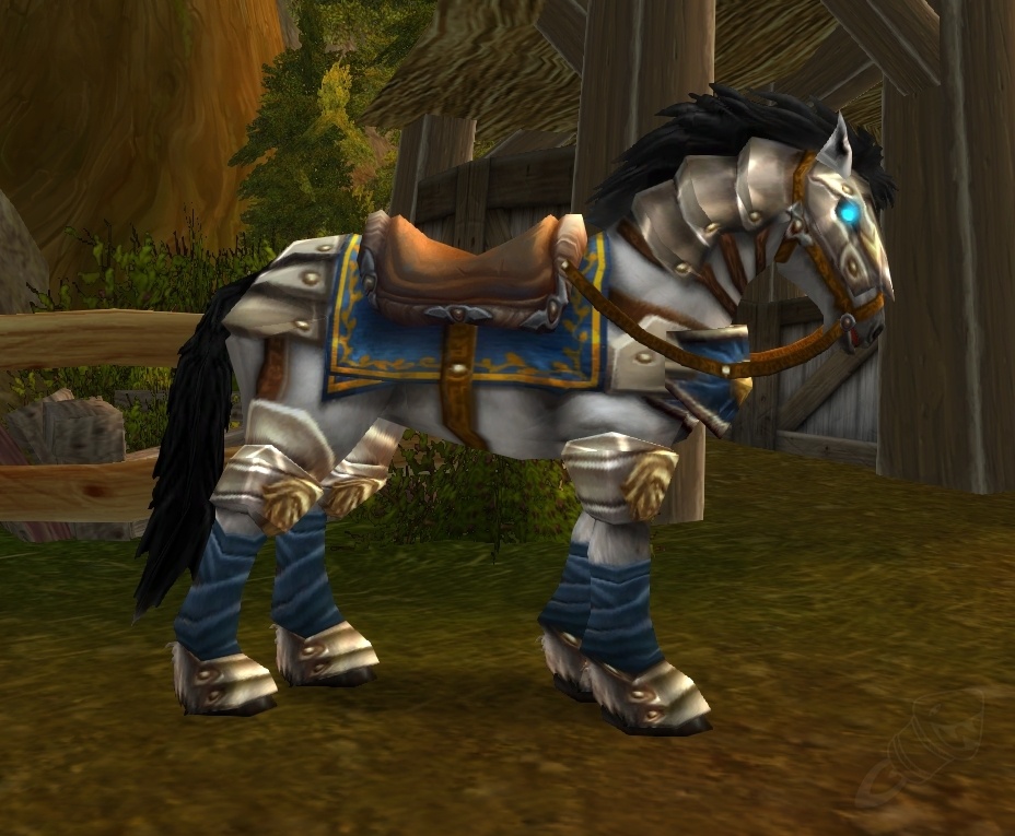 Palefroi blanc rapide - PNJ - World of Warcraft