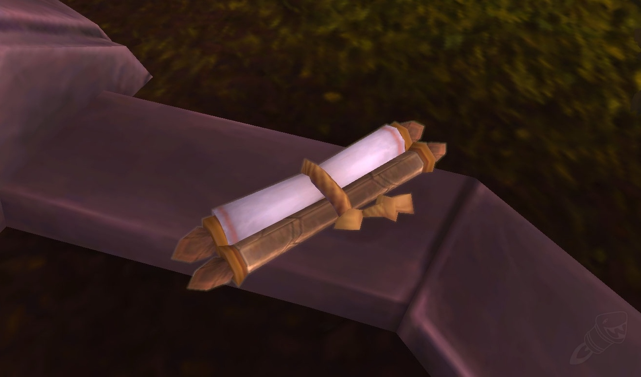 Hastily Written Note - Object - World of Warcraft
