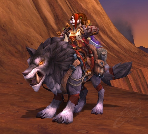 Loup redoutable anthracite - Sort - World of Warcraft