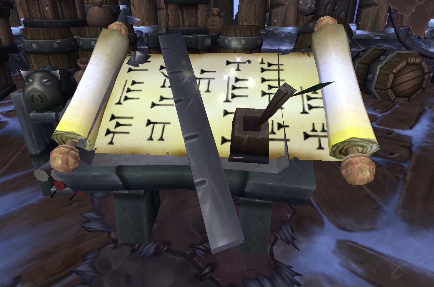 Garrison Blueprint: Barracks - Object - World of Warcraft