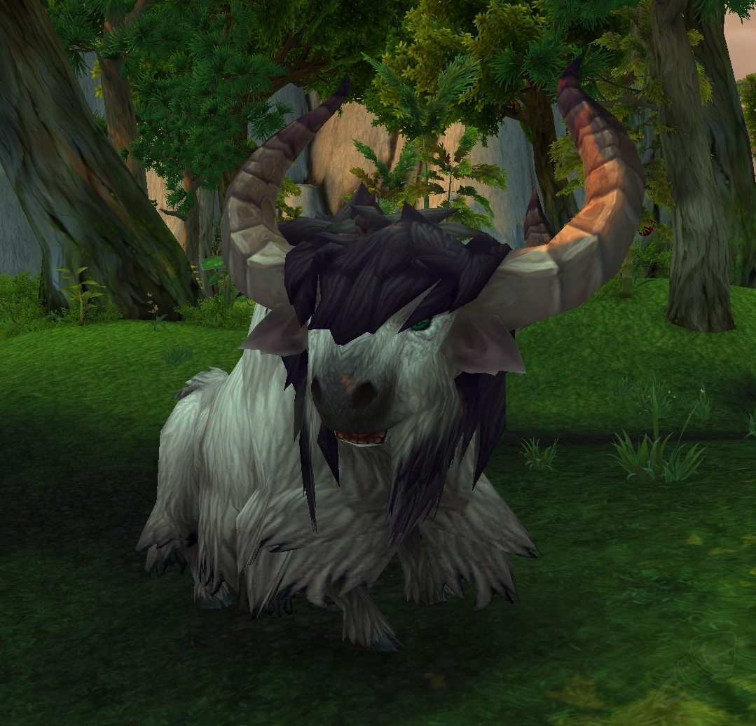 Yak Cornoferreo - PNG - World of Warcraft