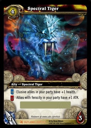 Upper Deck - Spectral Tiger Mount - Spell - TBC Classic