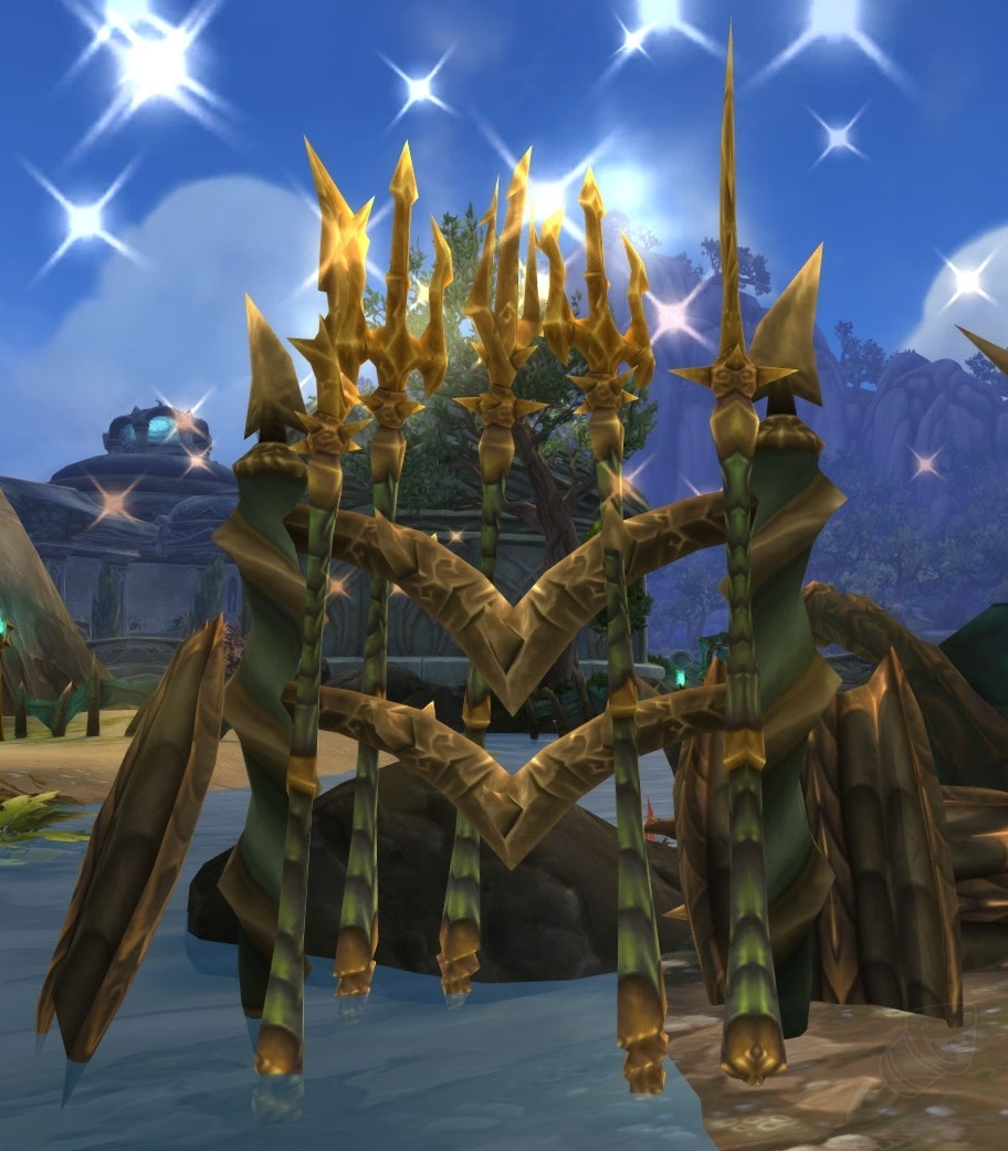 Coral Trident Rack - Object - World of Warcraft
