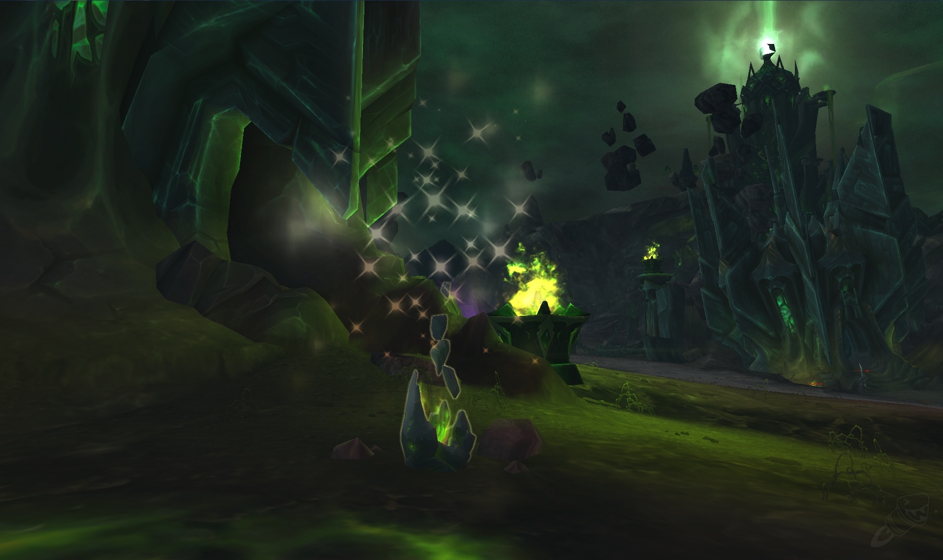 지옥 마력으로 덮인 약초 - 물체 - 월드 오브 워크래프트