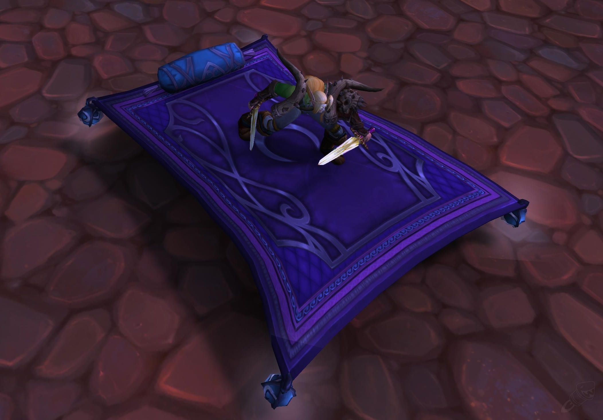 Tapete Voador Tecido de Meridiano - Feitiço - World of Warcraft