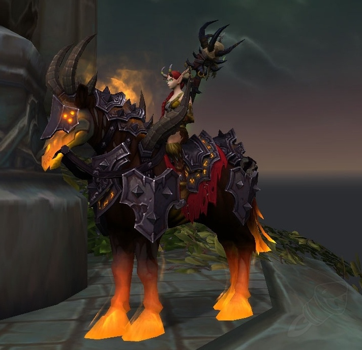 Hellblazing Reins of the Brimstone Wrathsteed - Item - World of Warcraft
