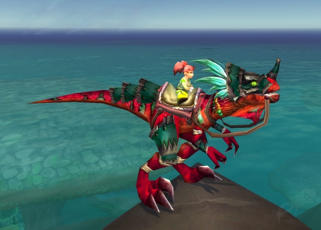 Armored Razzashi Raptor - NPC - World of Warcraft