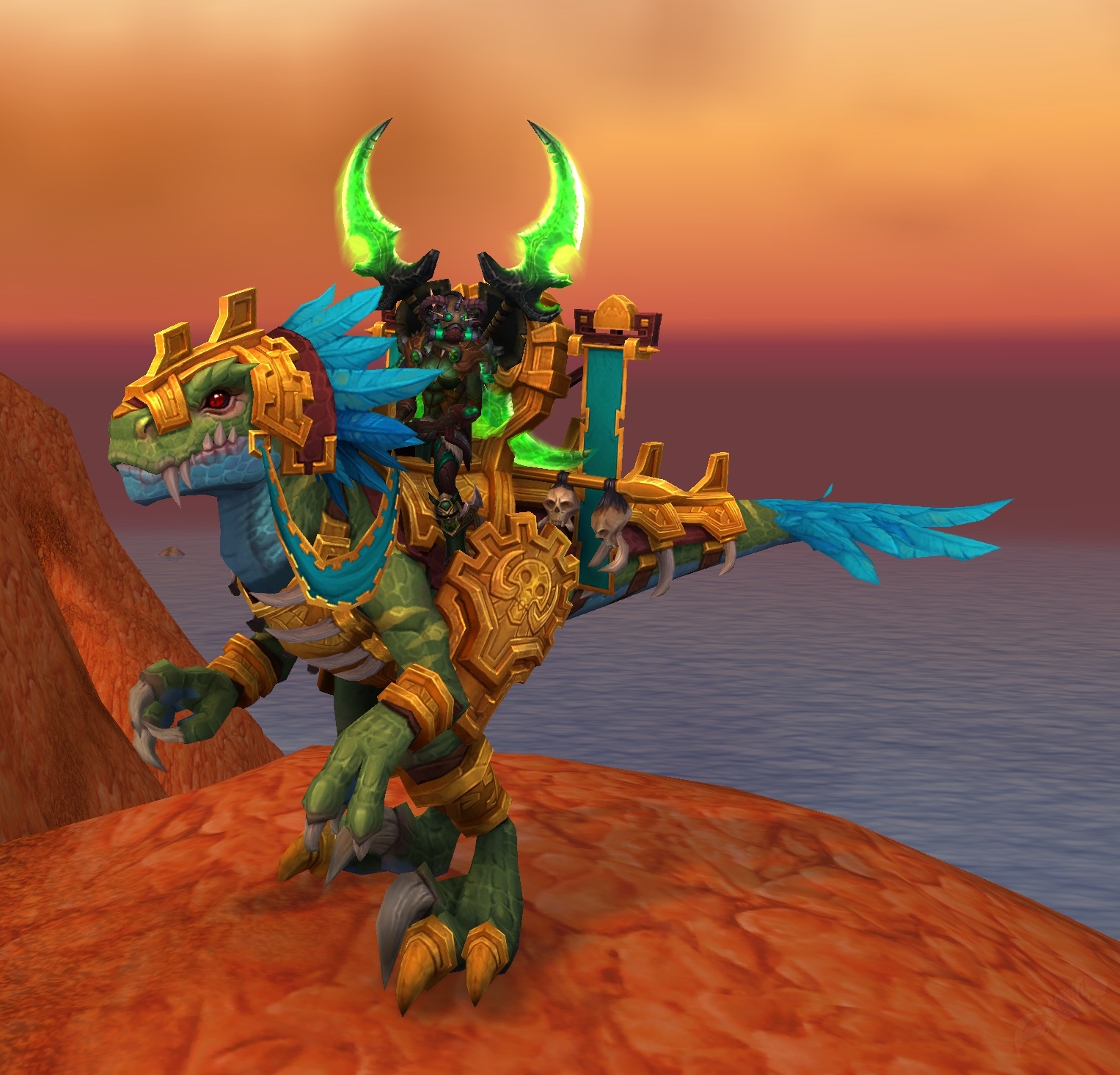 Goldbesetzter Ravasaurus - Zauber - World of Warcraft