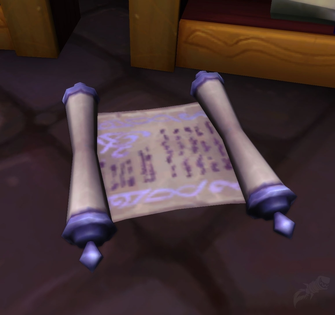 Well-worn Scroll - Object - World of Warcraft
