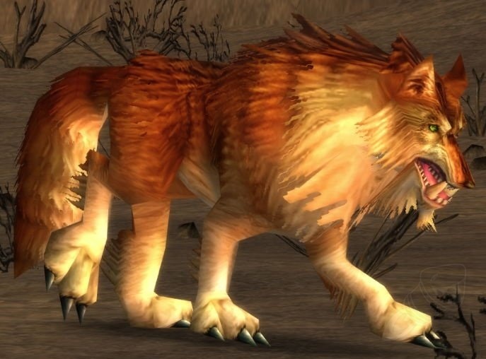 Worg Incandescente - PNJ - World of Warcraft Clássico