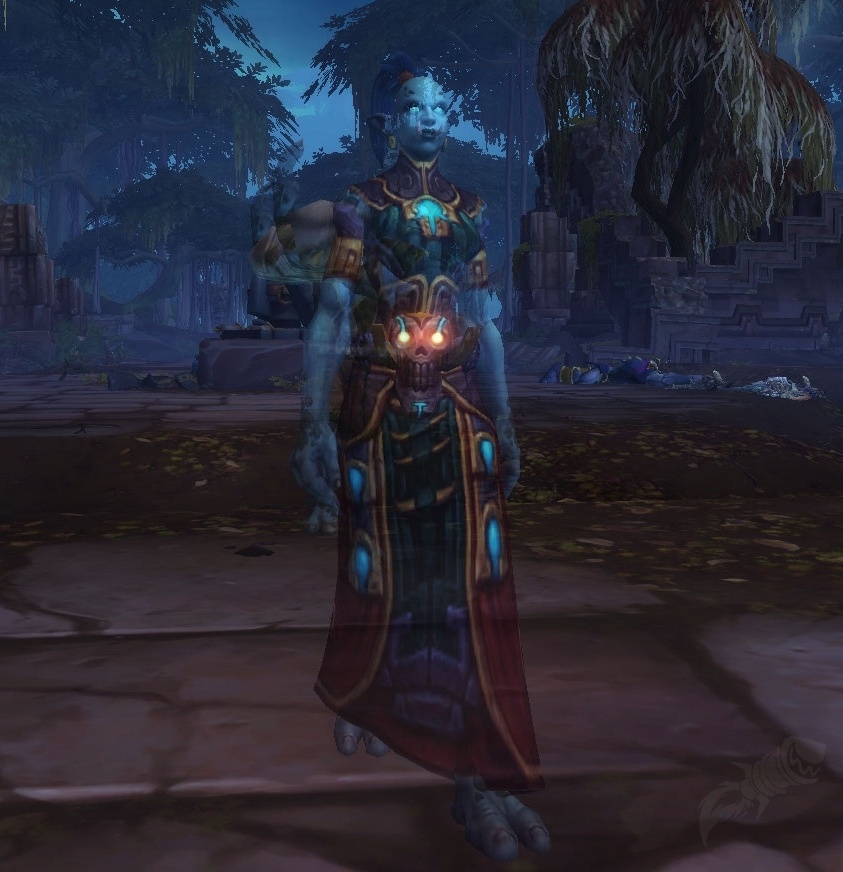 Visão de um Sacerdote de Bwonsamdi - PNJ - World of Warcraft