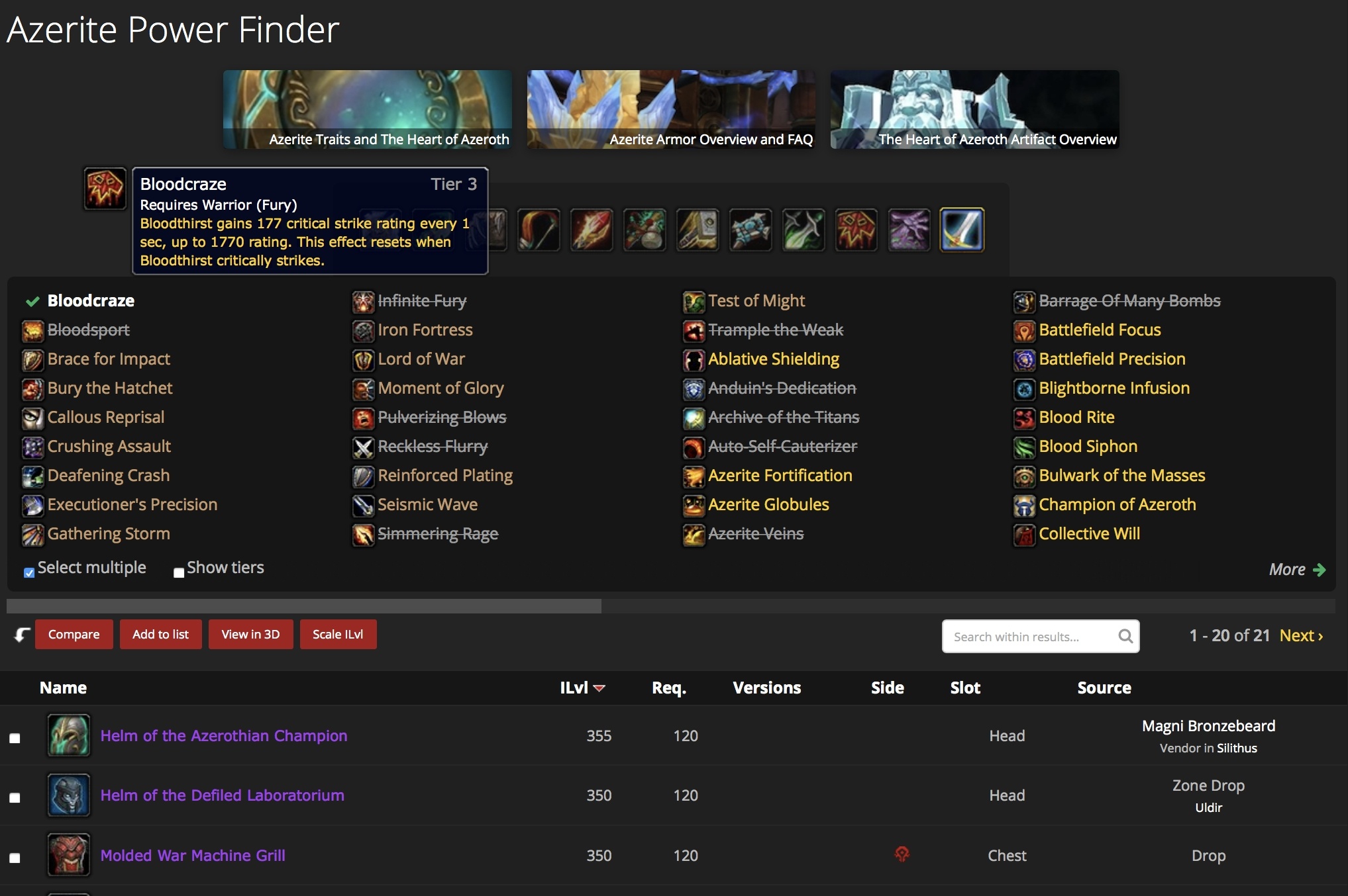 Azerite Article - Gallery - World of Warcraft