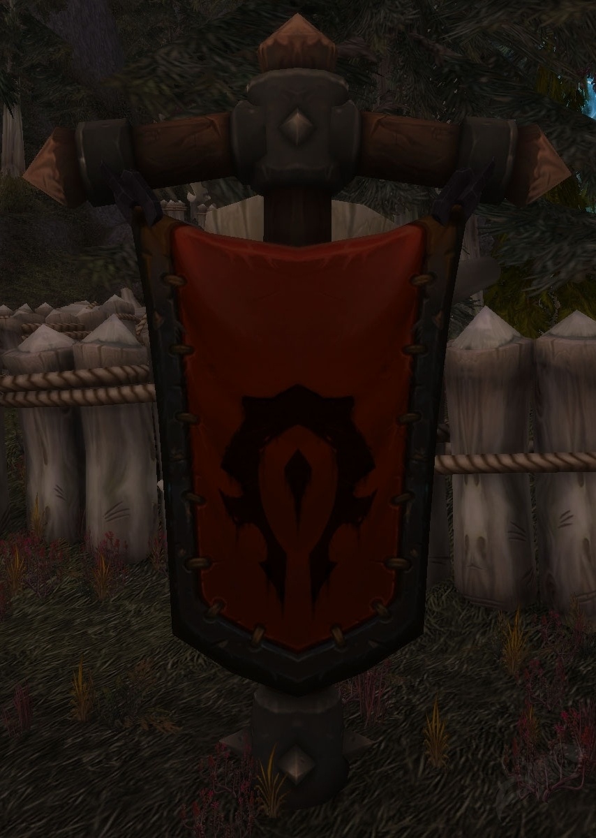 Horde Banner - Object - World of Warcraft