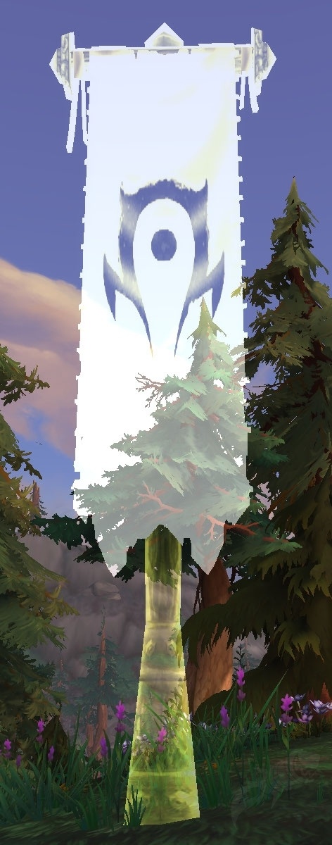 Horde Banner - Object - World of Warcraft