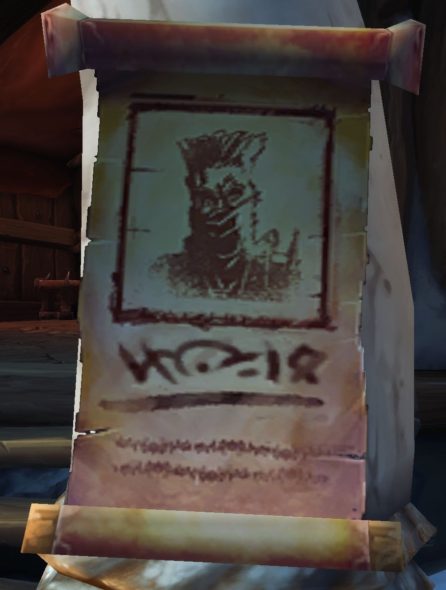 Wanted Poster - Object - World of Warcraft