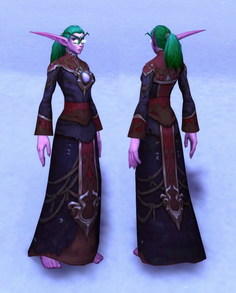 Toga recta de recluso - Objeto - World of Warcraft