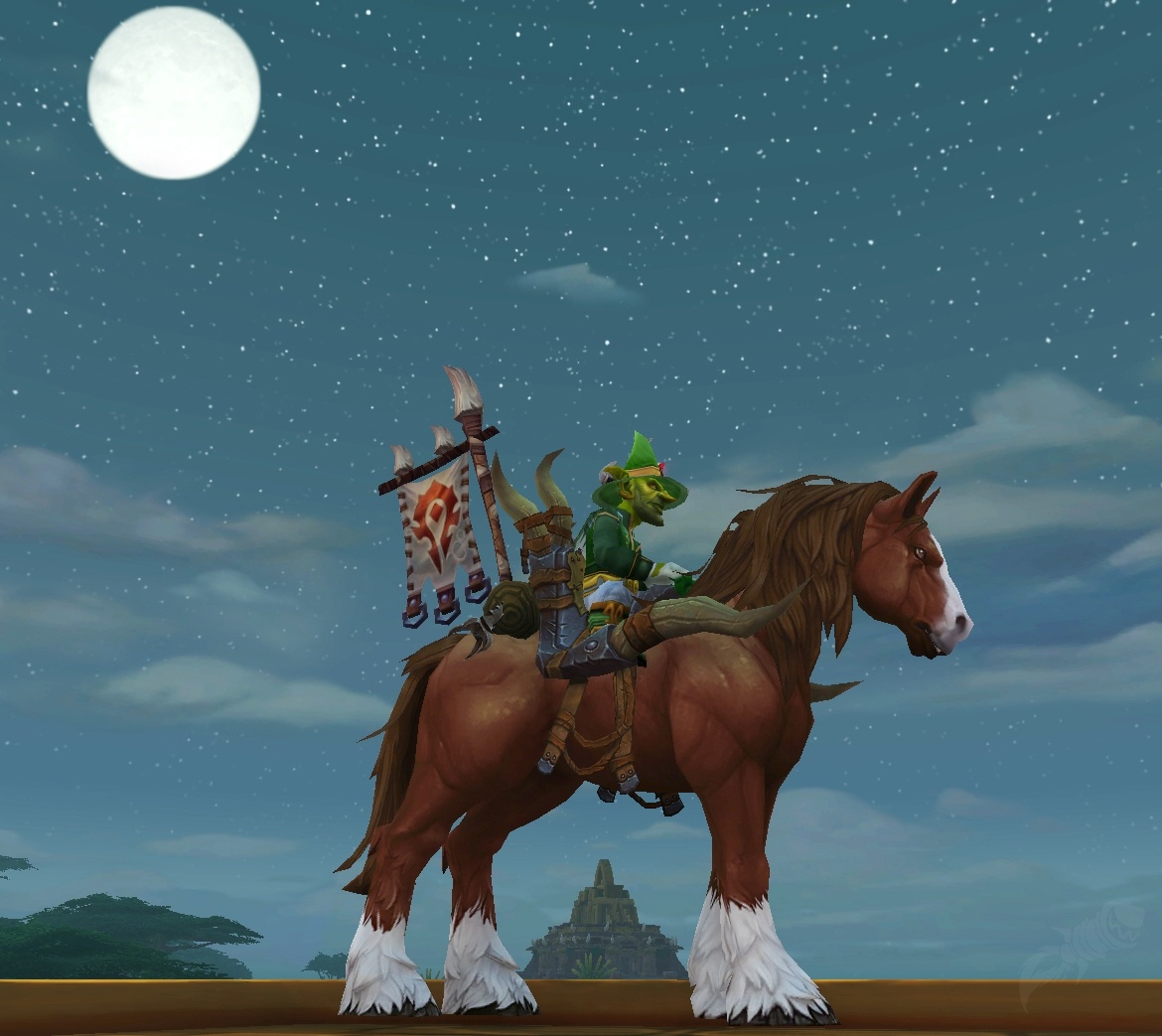 New Horde Horse mount in 8.1.5, Bloodflank Charger : r/wow