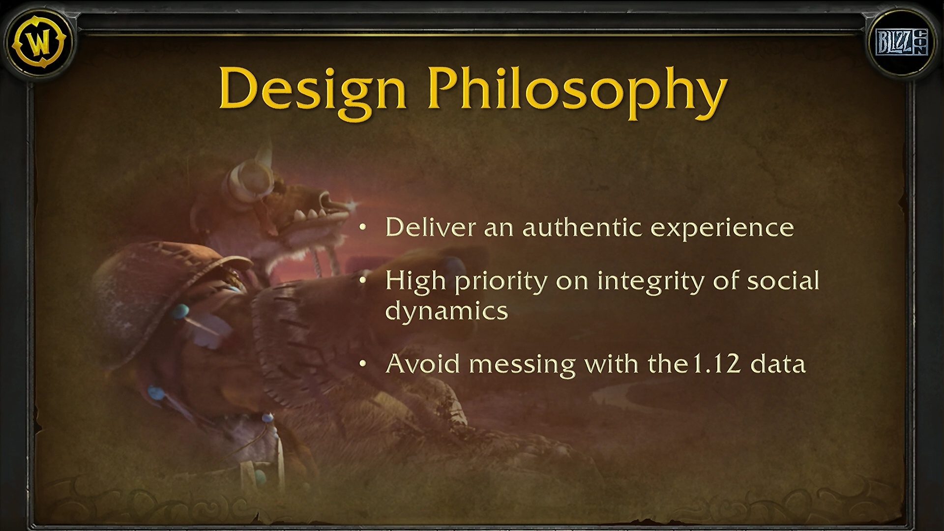 Blizzcon 2018 - WoW Classic Panel - Gallery - Cataclysm Classic