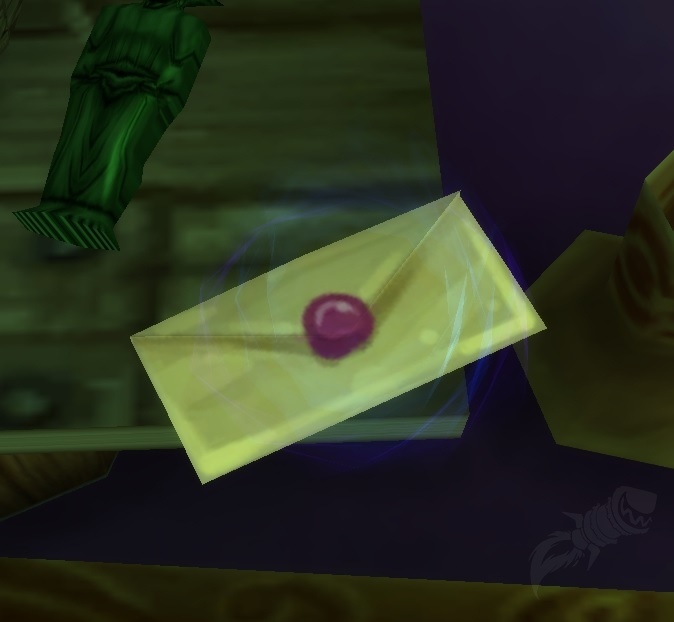 Letter from Ms. Graham - Object - World of Warcraft