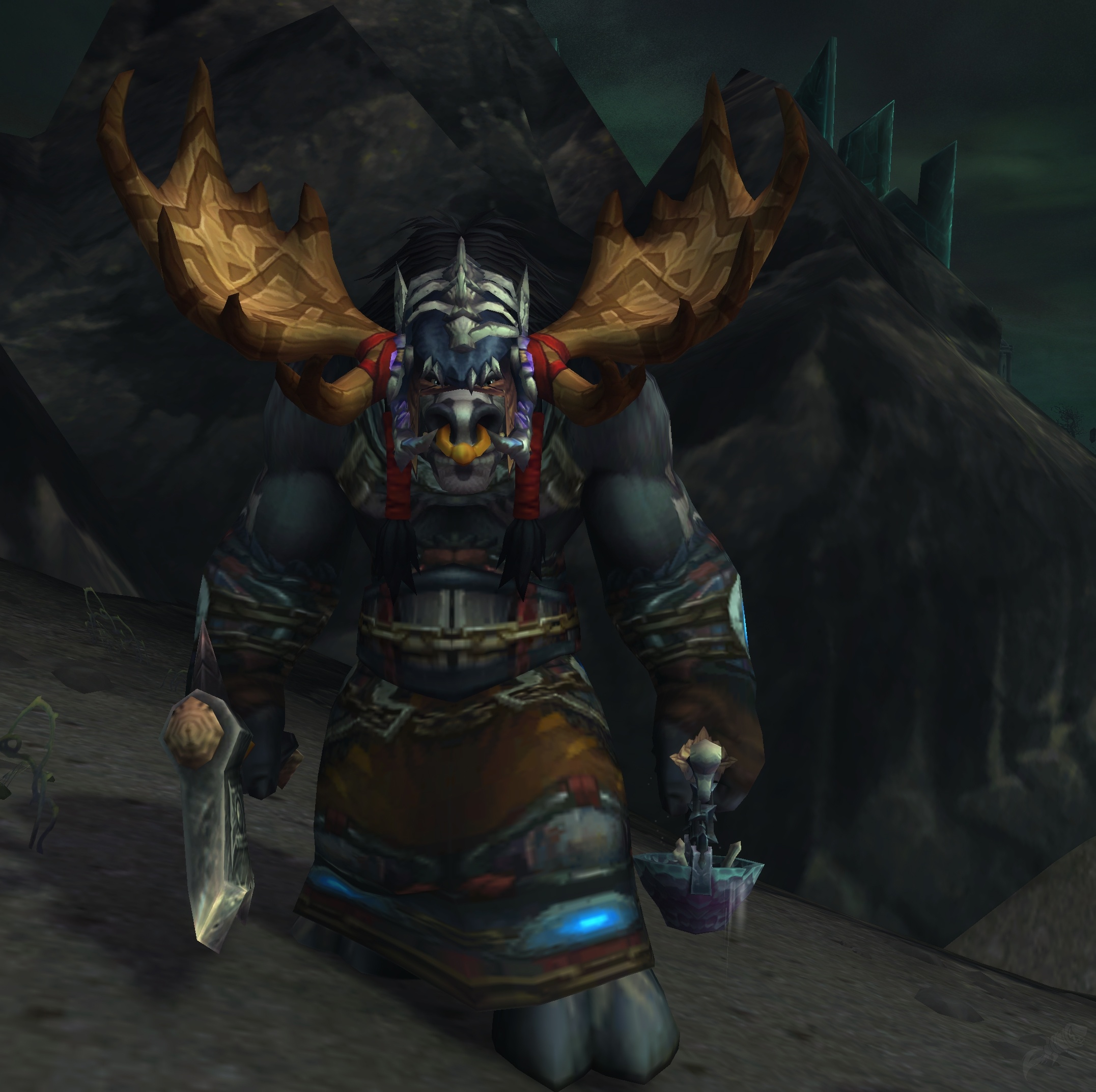 Spiritwalker Ebonhorn NPC World Of Warcraft Spiritwalker Ebonhorn NPC World Of Warcraft