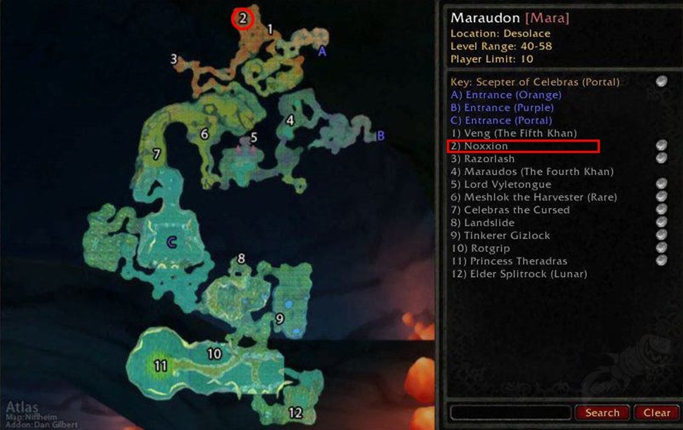 Maraudon Maps (Classic WoW) - Gallery - World of Warcraft