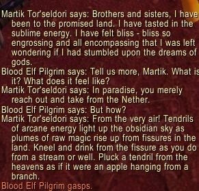 Blood Elf Pilgrim - NPC - TBC Classic