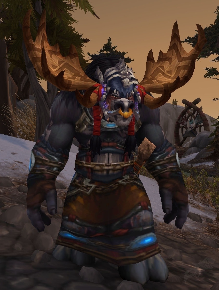 Spiritista Corna Nere - PNG - World of Warcraft